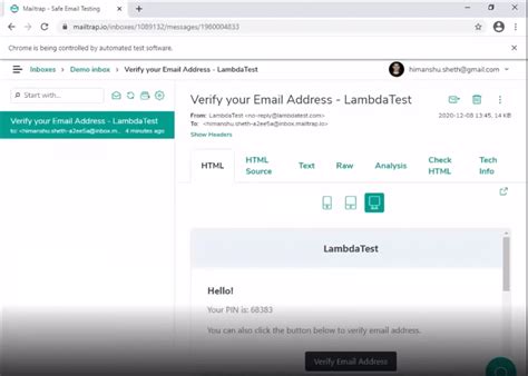 Email Testing With Selenium Webdriver On Cloud Based Selenium Grid