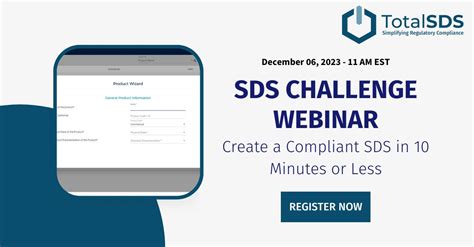 Join Us On December 6th For Our Sds Challenge Webinar Series Where We Will Show You Just How