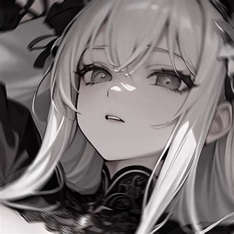 аватарка для девочекдевушекженщин Cute Drawings Anime Monochrome