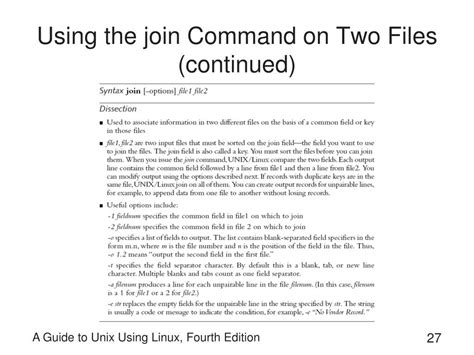 Ppt A Guide To Unix Using Linux Fourth Edition Powerpoint