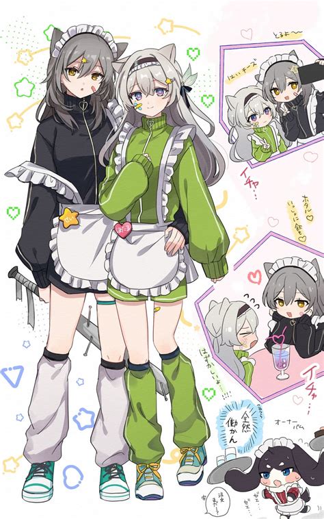 Trailblazer Firefly And Stelle Honkai And More Drawn By Str Axs Danbooru