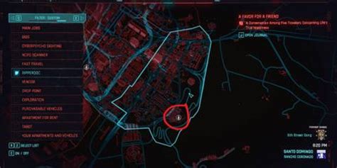 Cyberpunk 2077 All Ripperdoc Locations