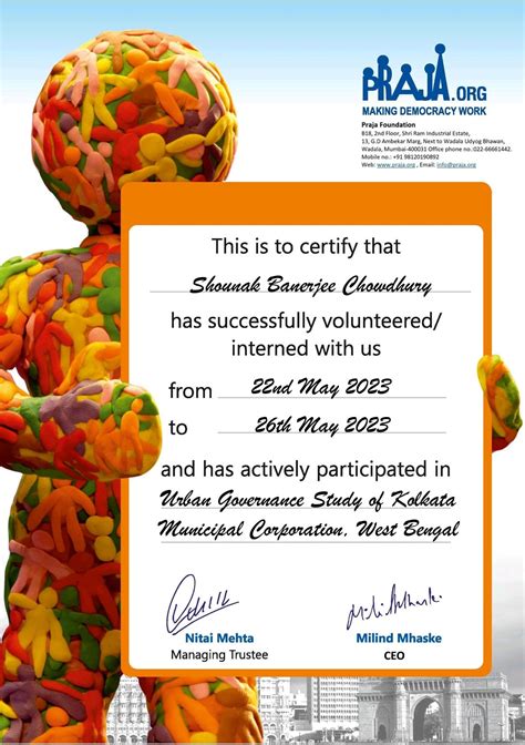 Reflecting On My Internship Experience With Praja Foundation One Of The Highlights Was The