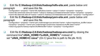 Hadoop Installation Presentation Pptx