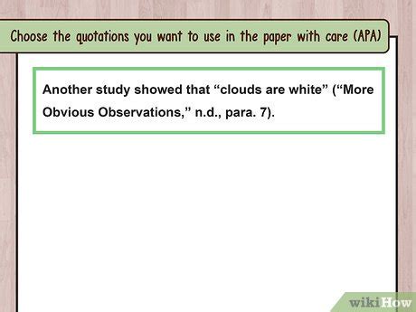 5 Ways To Quote In A Research Paper WikiHow