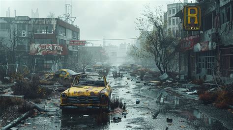 Concept Art 300 Post Apocalyptic City Environment Concept 4k