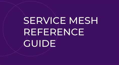 service mesh reference guide sensedia