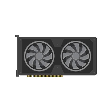 Graphic Processor Unit Vga Flat Illustration Vector Art At Vecteezy