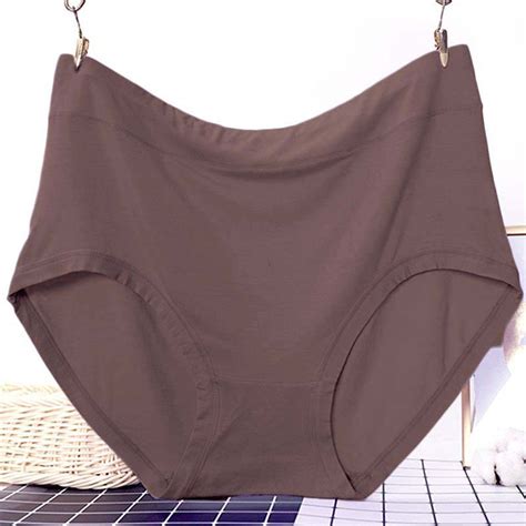 Plus Size 65 150 Kg Modal Underwear Solid Big Sized Panties Fat Version