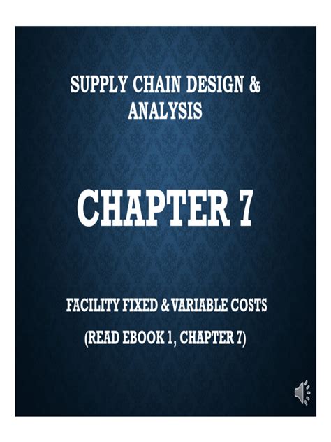 Chapter 7 Facility Fixed And Variable Costs Compatibility Mode Pdf Regression Analysis