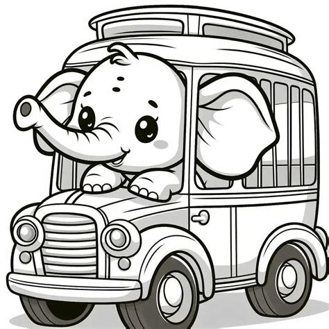 귀여운 코끼리 색칠공부 도안 13종 키즈위키