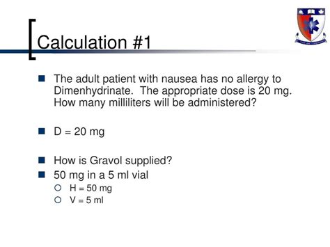PPT Dose Calculations PowerPoint Presentation Free Download ID 4270995
