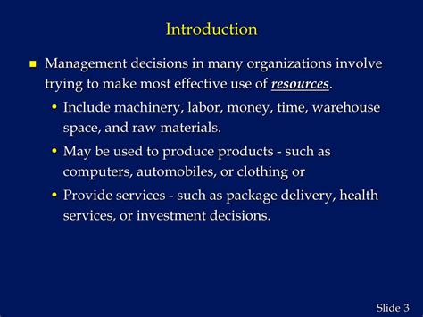 Ppt Chapter 2 An Introduction To Linear Programming Graphical And