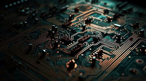 Premium Ai Image A Circuit Board With An Intricate Network Of
