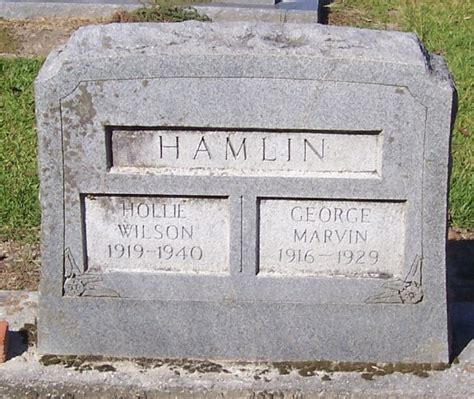 George Marvin Hamlin 1916 1929 Homenaje De Find A Grave