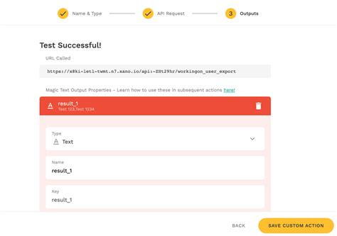 Showing Output Of A Post External Api Call External Collections Custom Actions