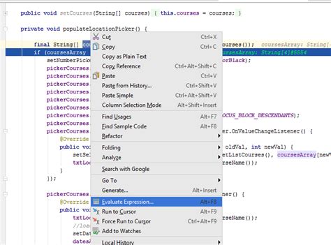 Android How To See Array Content Using Debugger Stack Overflow