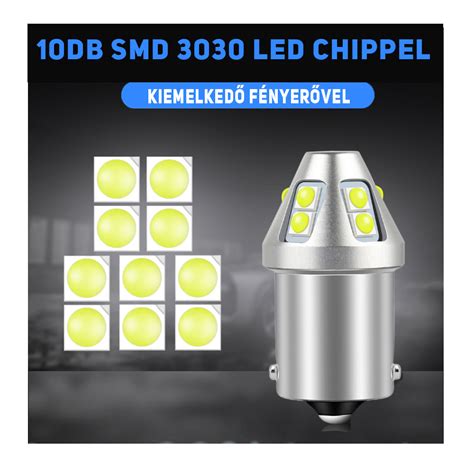 BAZ15D P21/4w Led Fehér 2db - Royal Tuning Autó és Motoros Kiegészítő ...