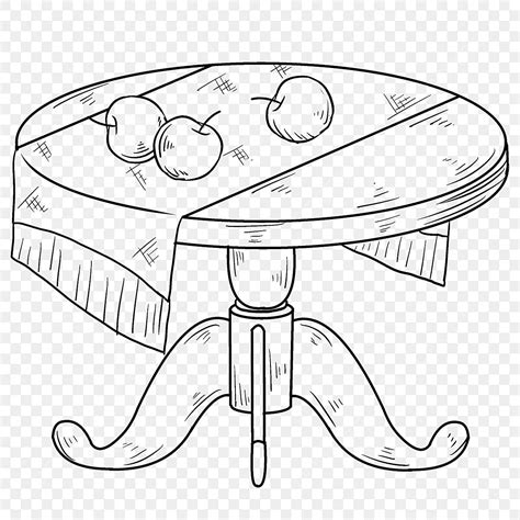 Картинка для срисовки стол