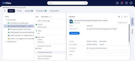 Built In Command Demonstration M Files User Interface Extensibility
