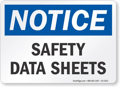Safety Data Sheet Logo