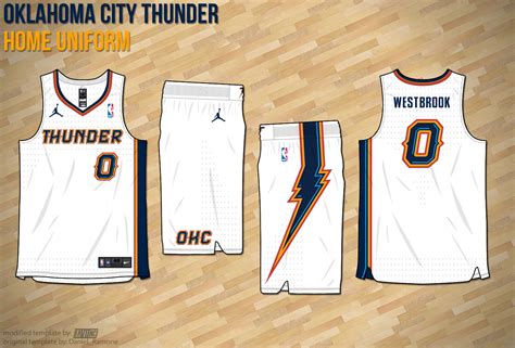 Oklahoma City Thunder Uniform Concepts By Nike Behance