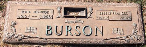 Jesse Francis Lightfoot Burson 1913 2002 Mémorial Find A Grave