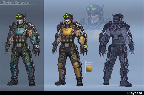 Artstation Soldier Concept Art For Playneta