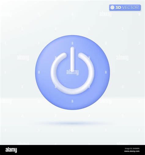 Push Start Button Power Icon Symbols Shut Down Power On Off For Web