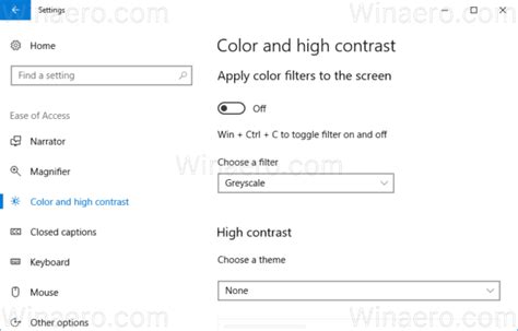 How To Enable Color Filters In Windows 10
