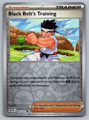 Black Belts Training 097131 Pokemon Tcg Prismatic Evolutions
