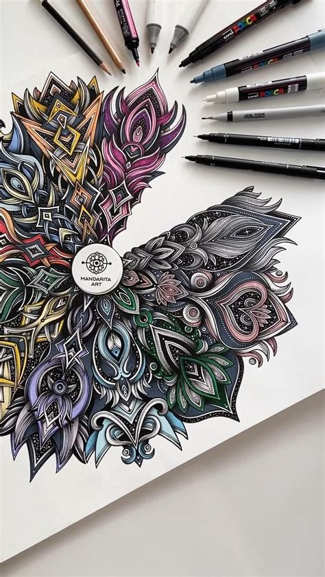 Mandala Drawing Wip Artofit