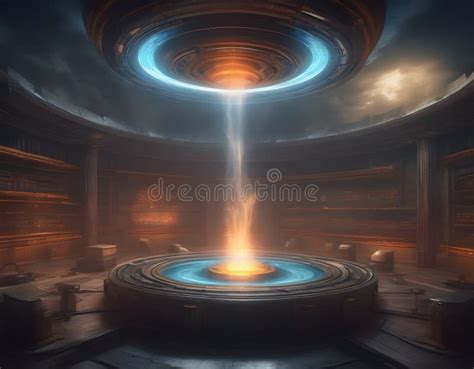 Metaphorical Representation Of Energy Production Stock Illustration