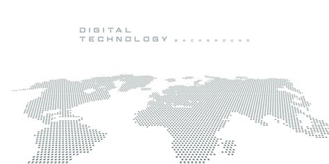 Digital Technology Futuristic Internet Network Speed Connection White Background Cyber Nano