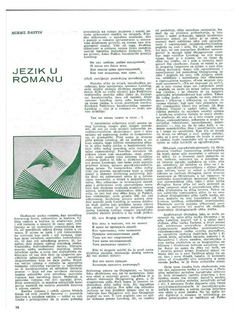 Mihail Bahtin Jezik U Romanu Pdf Mihail Bahtin Jezik U Romanu Pdf
