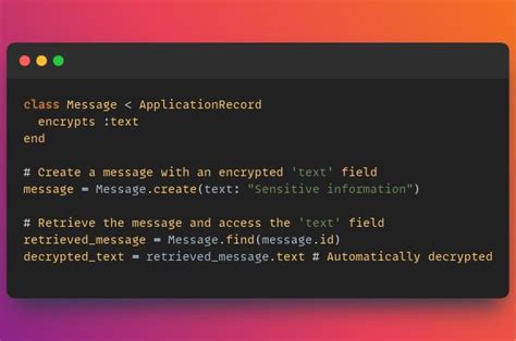 Daniyal Qureshi 🚀 On Linkedin 🔐 Enhanced Data Security In Rails 7