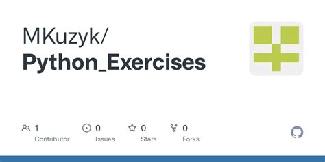 Github Mkuzykpythonexercises