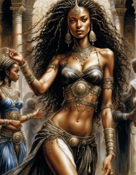 Incredibly Hyperrealistic Detailed Full Body Color Photo By Luis Royo