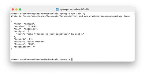 Npm Cheatsheet Sarah Hannes