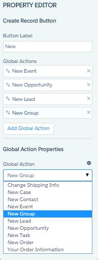 Create Record Button