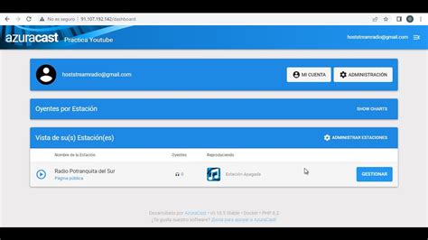 Instalación del SSL cloudflare en Azuracast Azuracast YouTube