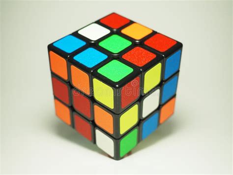 Logic Game Spending Time Cube On The White Background Editorial Photo Illustration Of