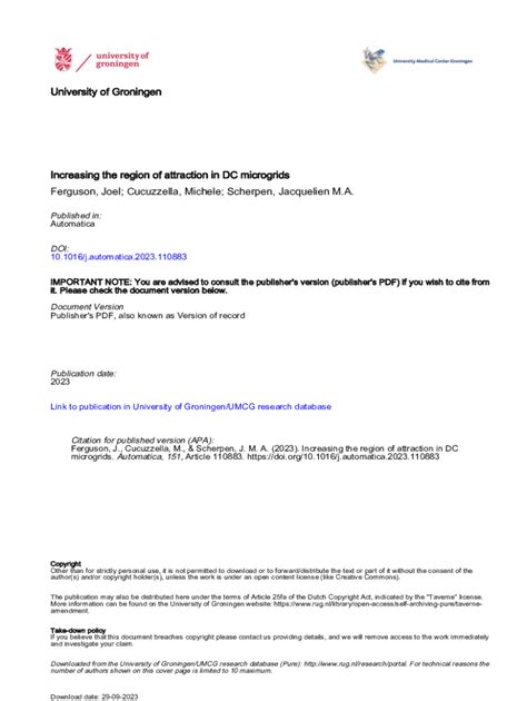 fillable online increasing the region of attraction in dc microgrids