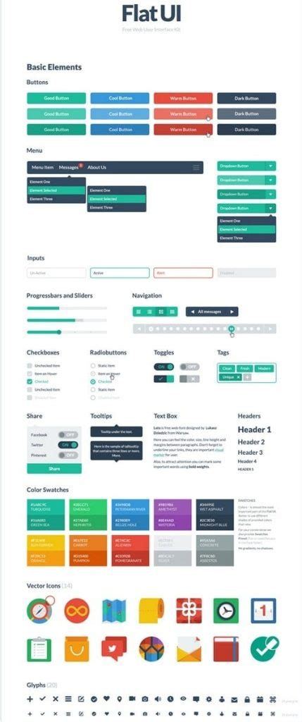 Top Ready Coded Html Ui Kits Freebies Best Open Source Resources For Web Developers Designers