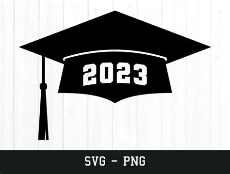 2023 Graduation Cap Svg Commercial Use Tshirt Design Cut File High