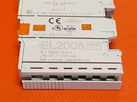 Beckhoff EL2008 8x Digital Input 25 20