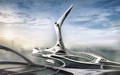 Futuristic Architecture Sketch Concept On Behance