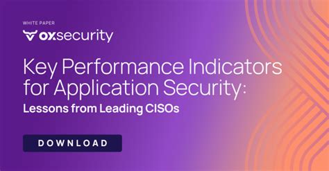 Key Performance Indicators Kpis For Application Security Ox Security