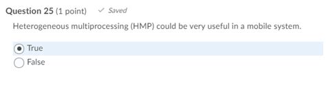 Solved Question 8 1 Point Non Uniform Memory Access Numa