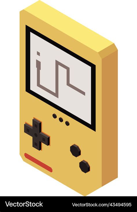 Tetris Isometric Icon Royalty Free Vector Image